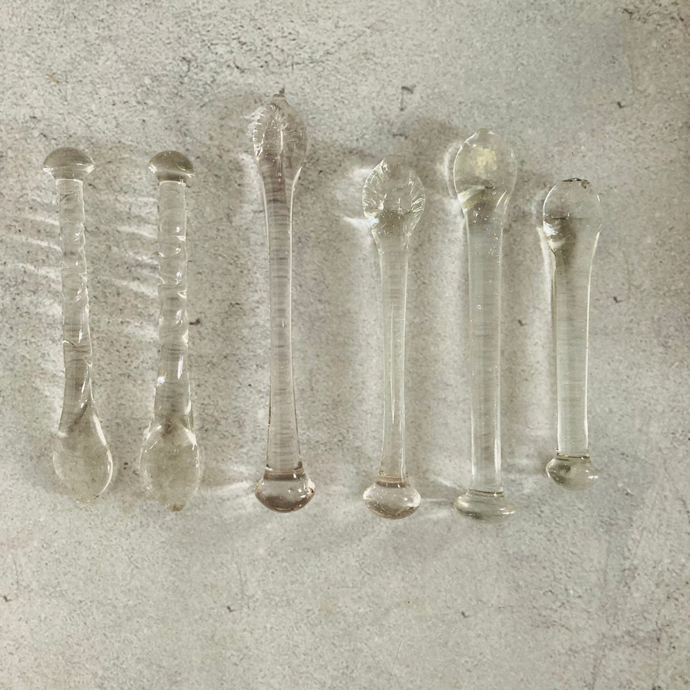 Antique Glass Sugar Crusher | Cocktail Muddler | The Urban Vintage Affair