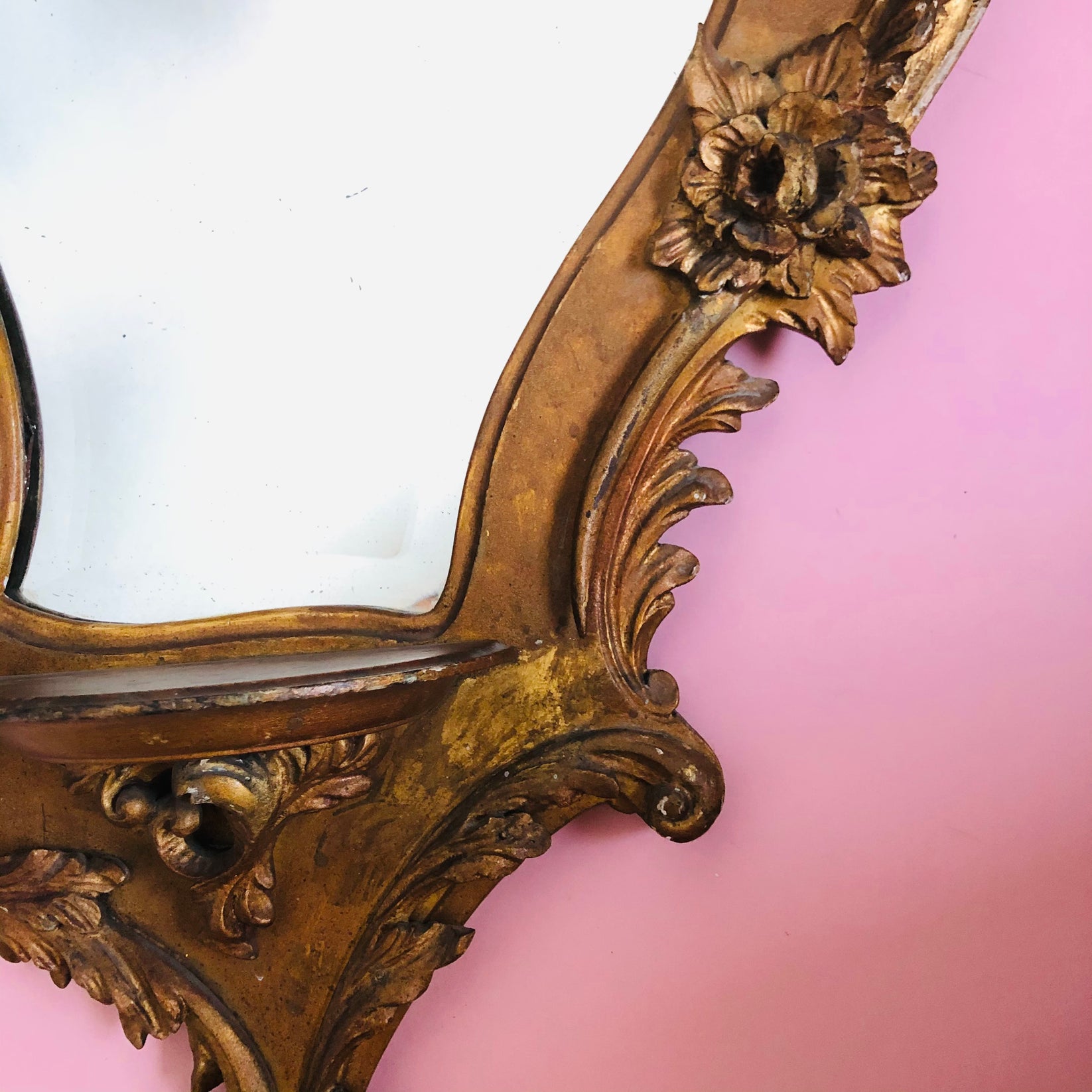 French Antique Wooden Carved Rococo Wall Mirror – The Urban Vintage Affair