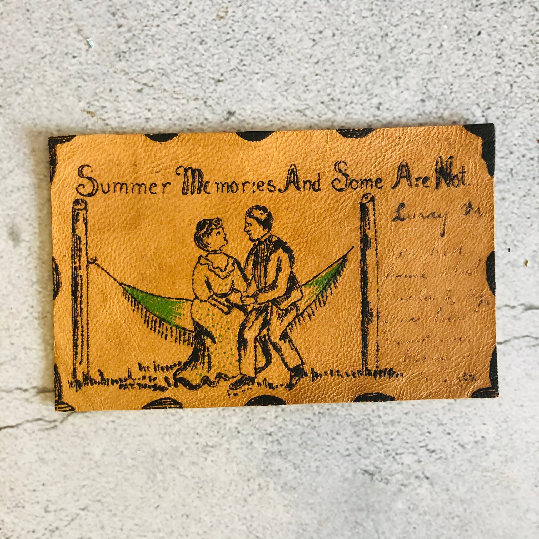 Vintage Ephemera Vintage Leather Postcards |The Urban Vintage Affair