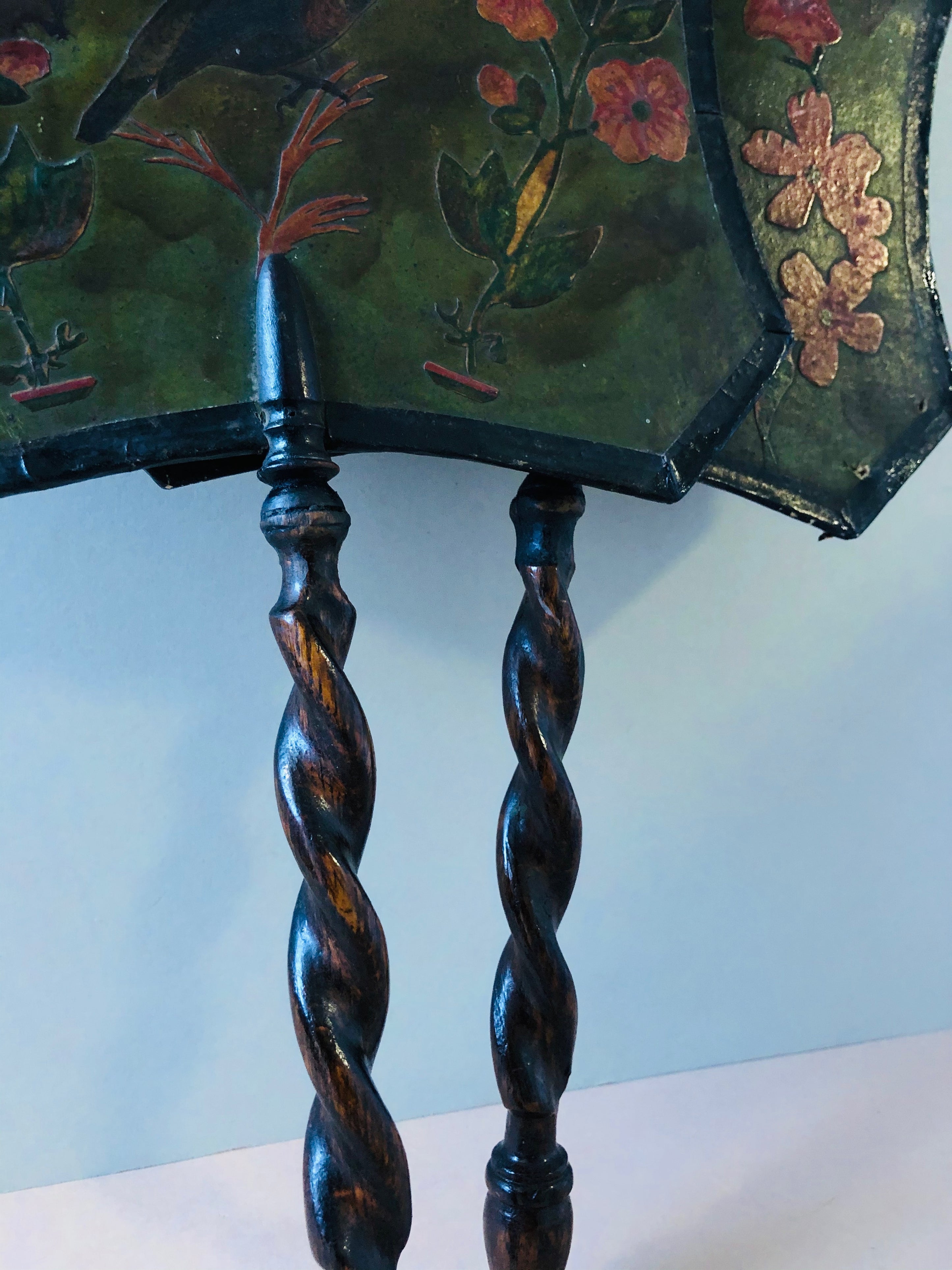 Antique Georgian Papier Mache Face Screens |1st Wedding Anniversary ...