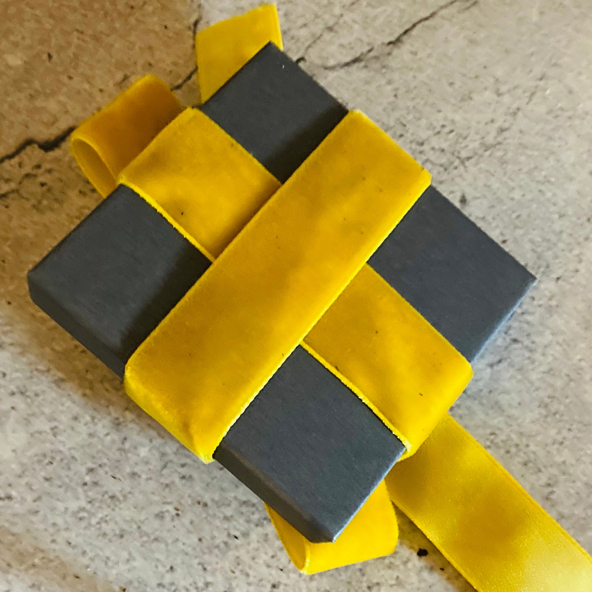 Luxury Velvet Golden Yellow Ribbon For Gift Wrapping Or For Crafting ...