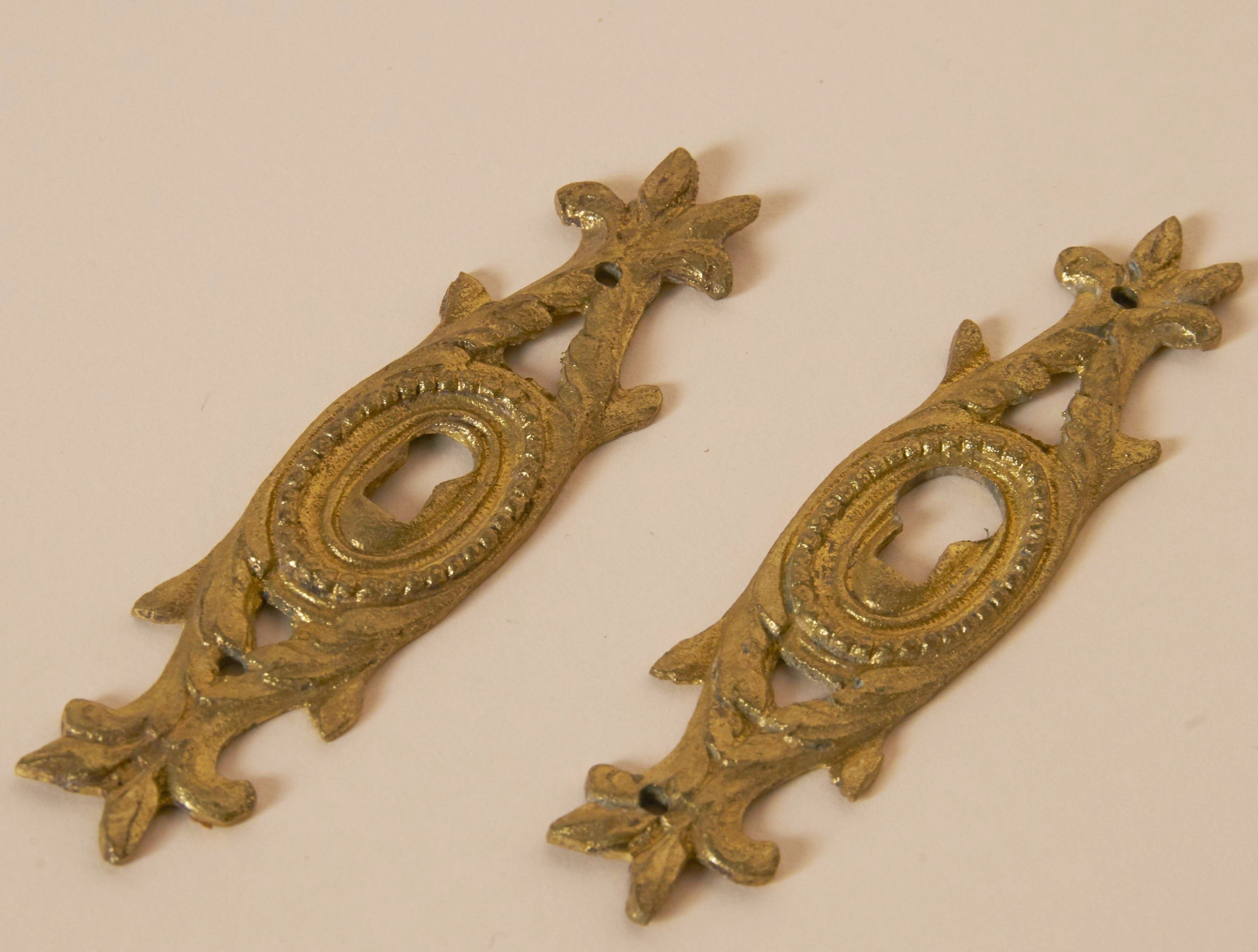 Antique Brass Keyhole Covers & Escutcheons | Decorative Salvage – The ...